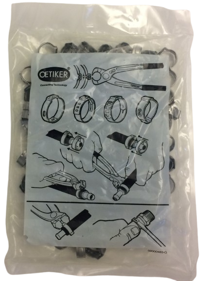 Klemringe pose med 100 stk. - Fittings, slanger og isolering - Holtec Solutions A/S
